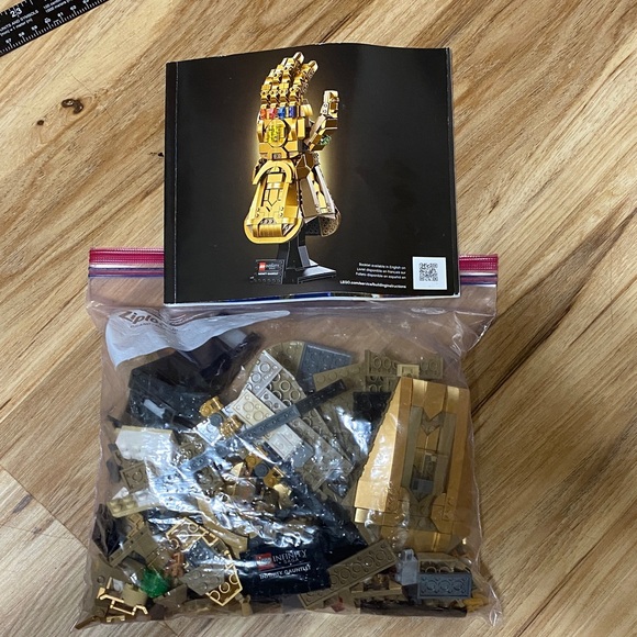 Lego | Toys | Lego Marvel Gauntlet With Gold And Black Pieces | Poshmark